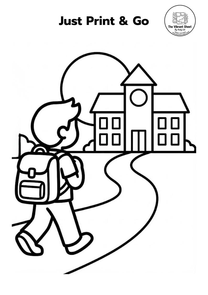 Daily Routine Coloring Book | Special Education Printable | Fine Motor ...