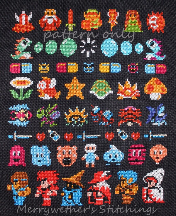 NES Band Sampler Cross Stitch PATTERN - Etsy