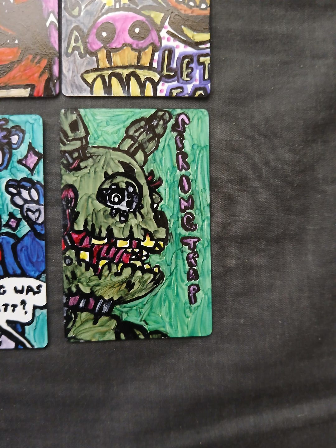 Character Cards! Springtrap - Etsy