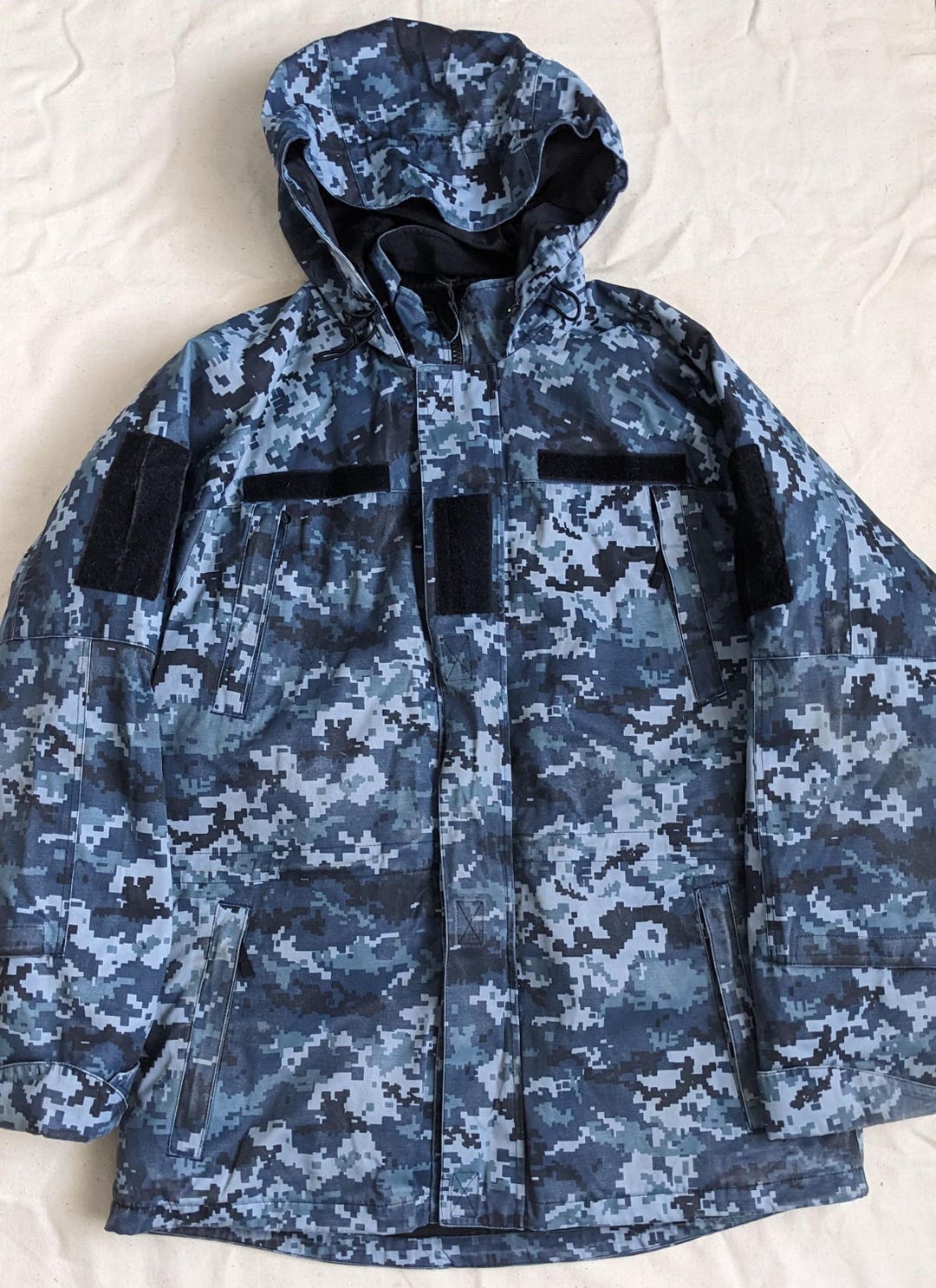 Original Ukrainian VSU Military Coat Navy Forces Uniform Blue Pixel ...