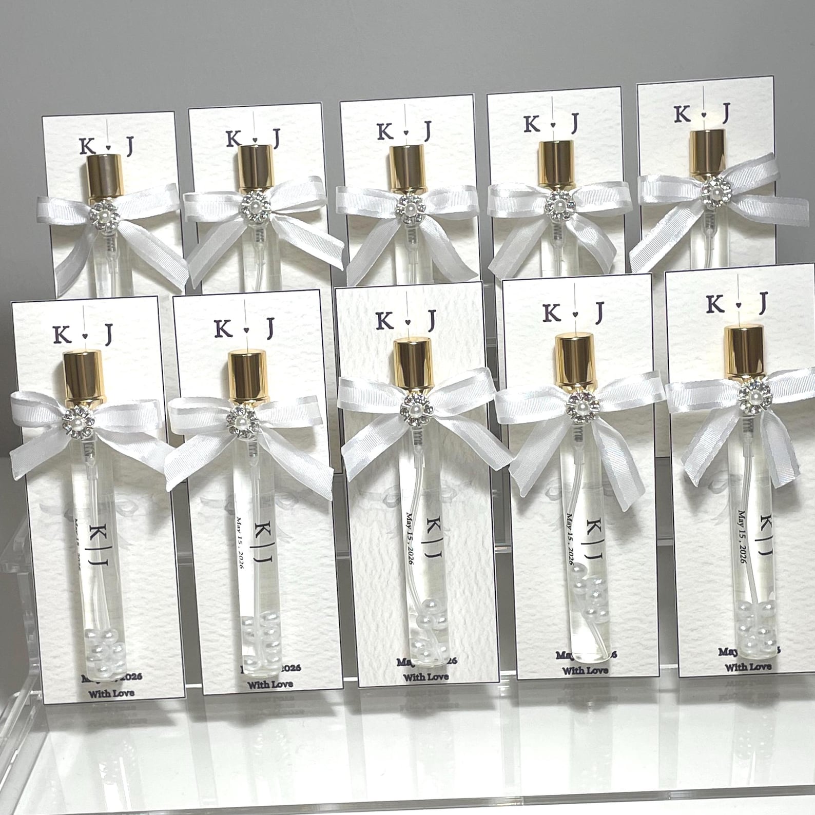 Personalized Perfume Bottles Party Favors Wedding or Bridal Shower ...