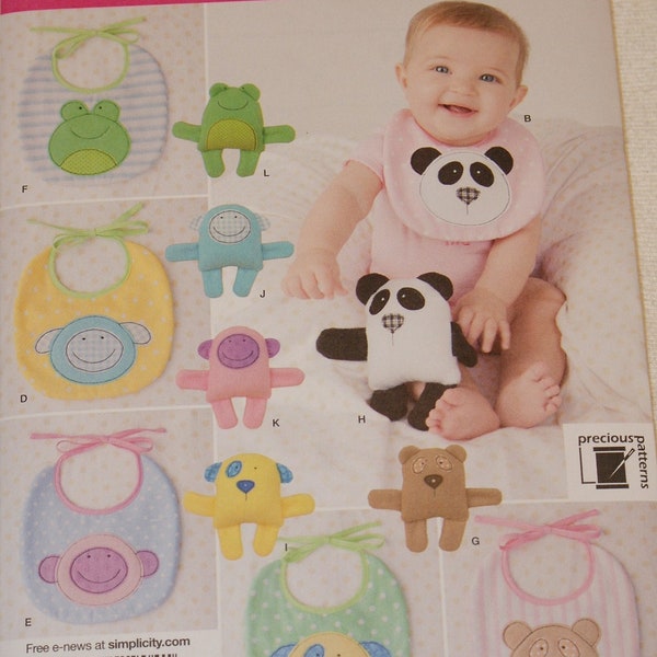 Simplicity Patterns Baby Bibs - Etsy