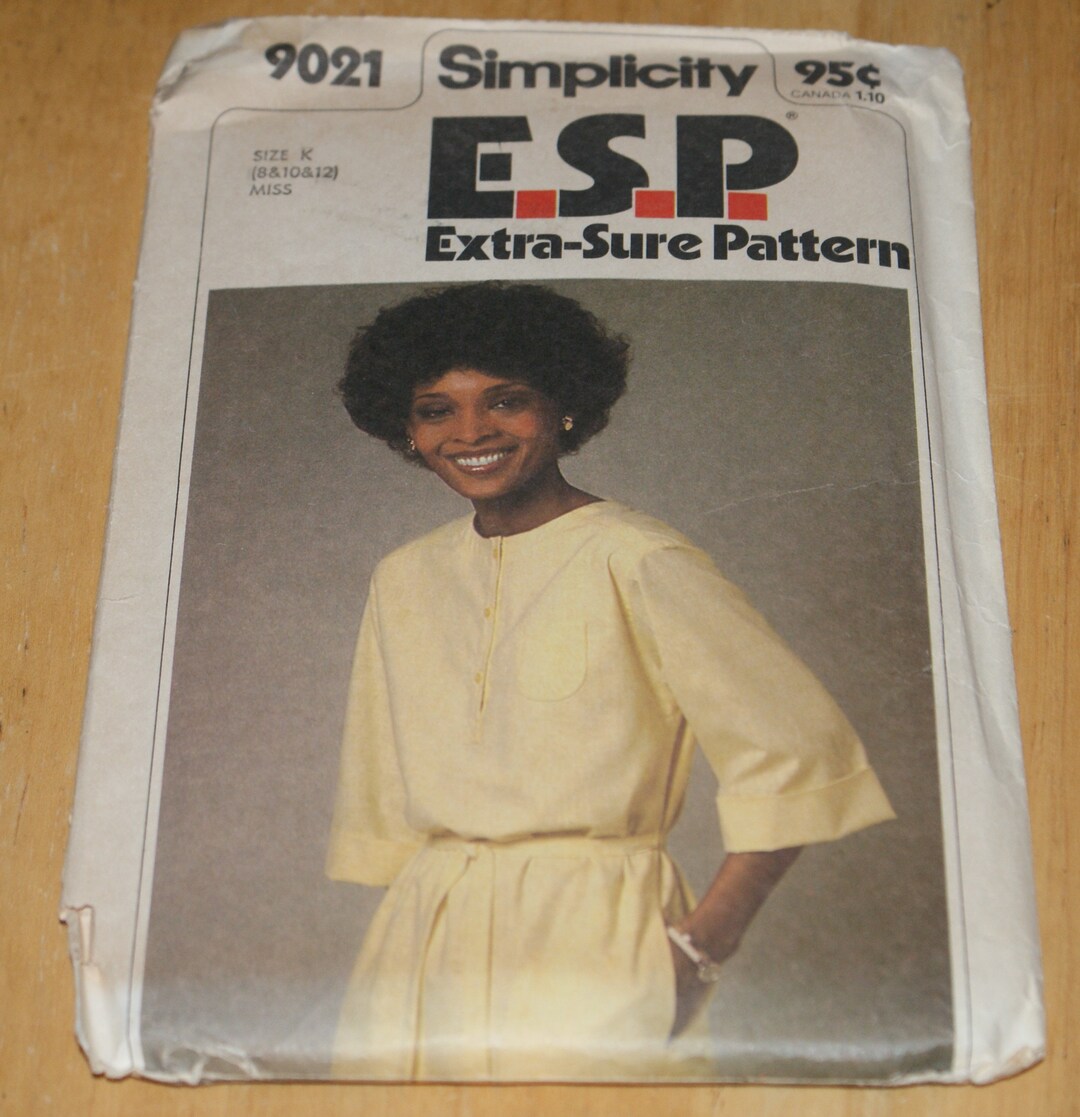 Vintage Simplicity 9021 Misses Dress Pattern, Size 8-12 (uncut) - Etsy
