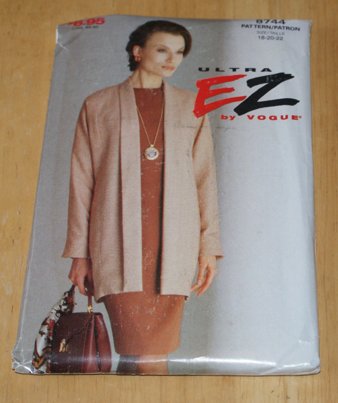 Vintage Retired Uncut Vogue ULTRA EZ Misses Unlined Jacket and Dress ...