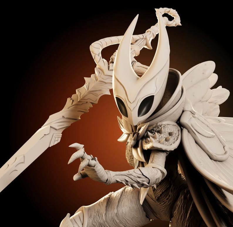 Hornet Figure Silksong | 3D Printed | Collectible Statue Gamer Gift PVC ...