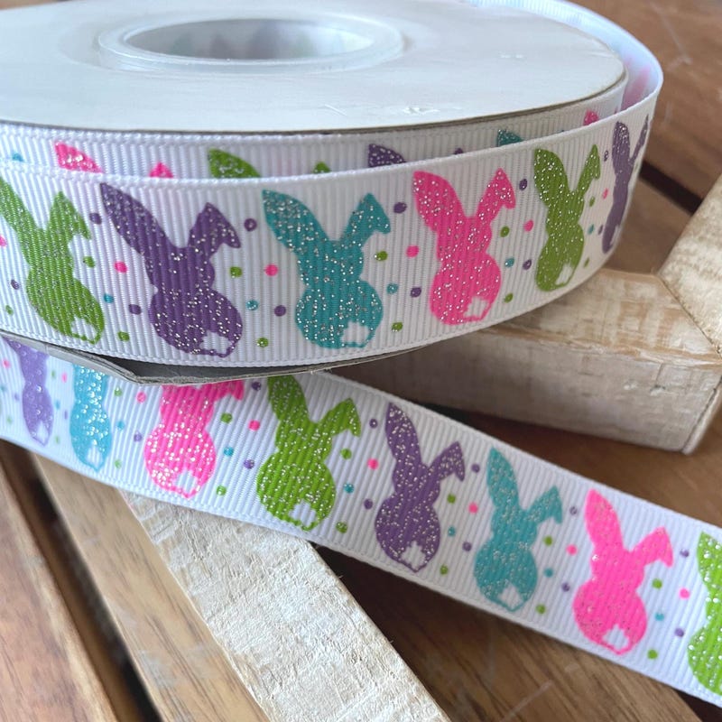 7/8 Bunny Ribbon - Etsy
