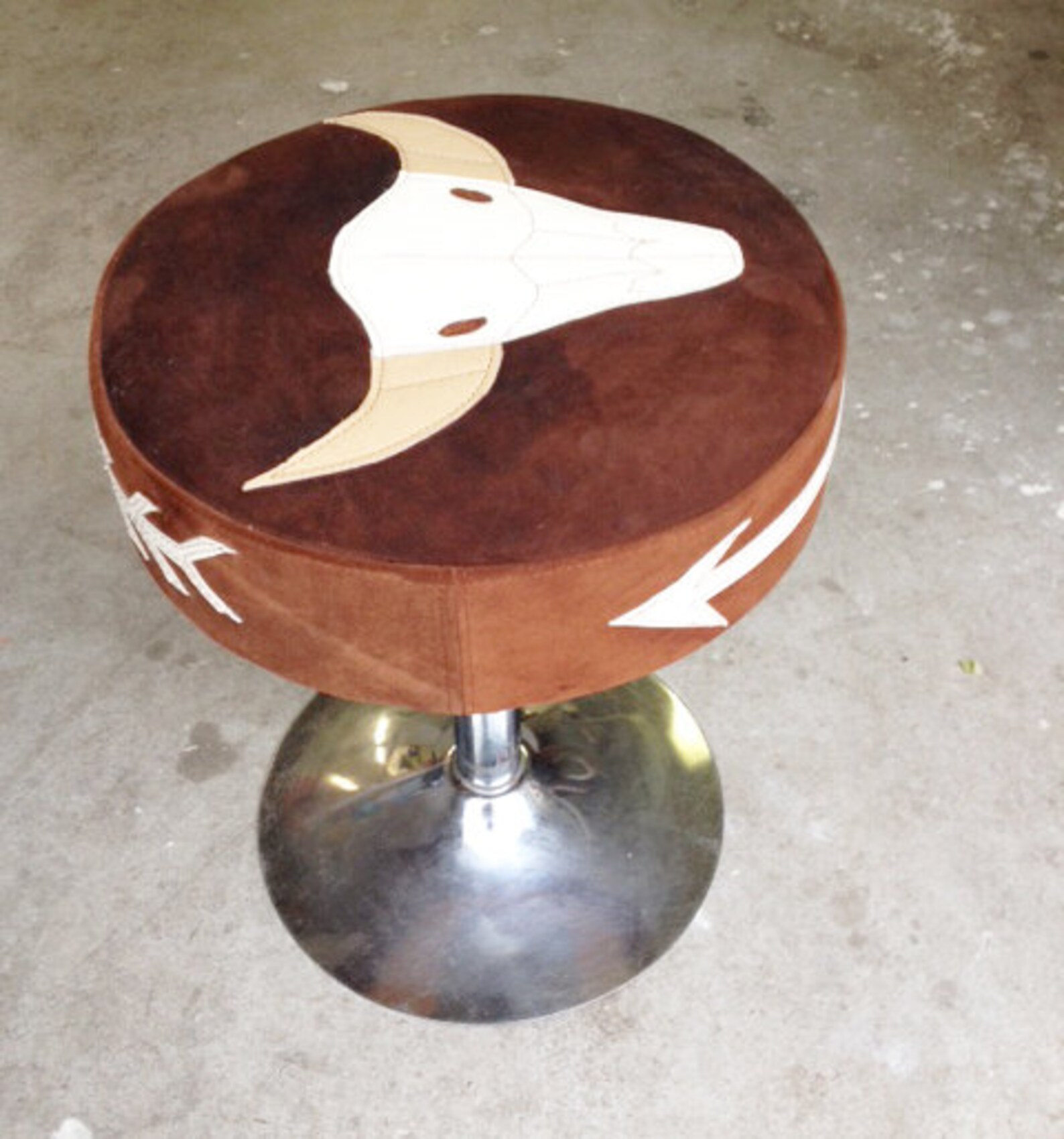 Bull Skull Footstool - Etsy