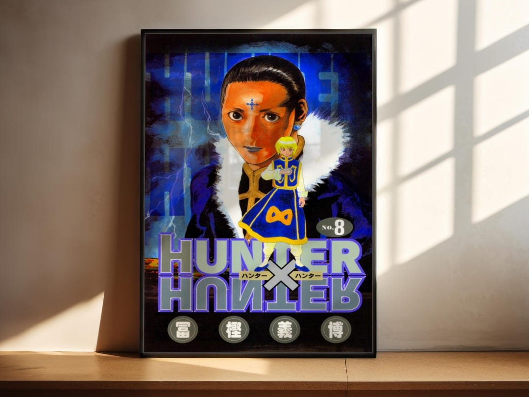 Hunter X Hunter Chrollo Lucilfer Anime Poster, Anime Wall Art Print ...