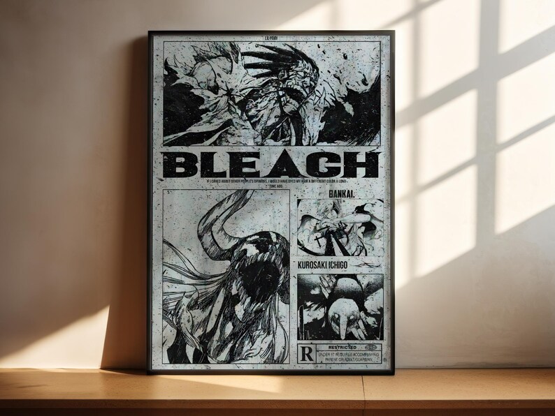 Anime Poster | Manga Art | Anime Wall Decor | Anime Room Artwork ...