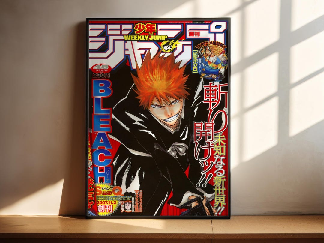 Bleach Kurosaki Anime Poster Print, Manga Art, Anime Wall Decor, Anime ...