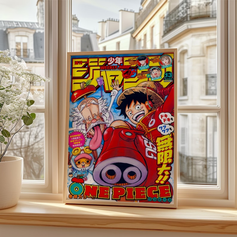 One Piece Anime Poster for Wall, Manga Art, Gift for Fans, Dr Vegapunk ...