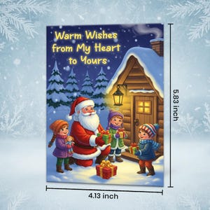 Editable Christmas Card | Printable Holiday Card | PSD + PDF + JPEG ...