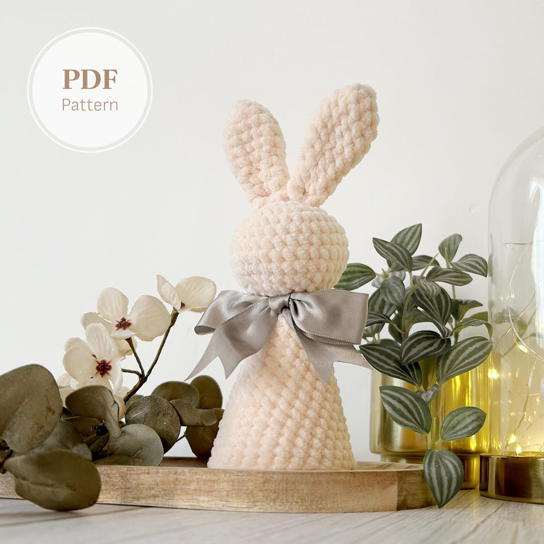 Easter Bunny Crochet Pattern | Amigurumi Rabbit Decoration PDF | DIY ...