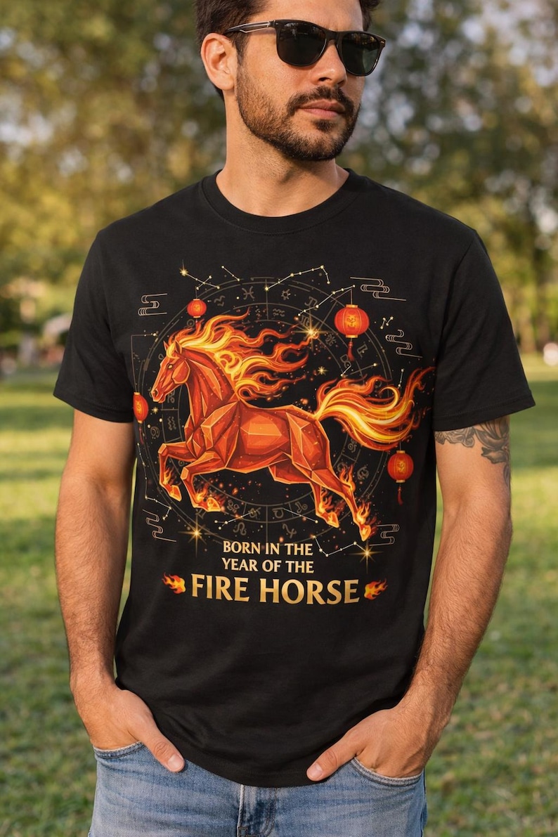 Year of the Horse 2026 SIX PNG, Chinese Zodiac Horse Digital Download ...