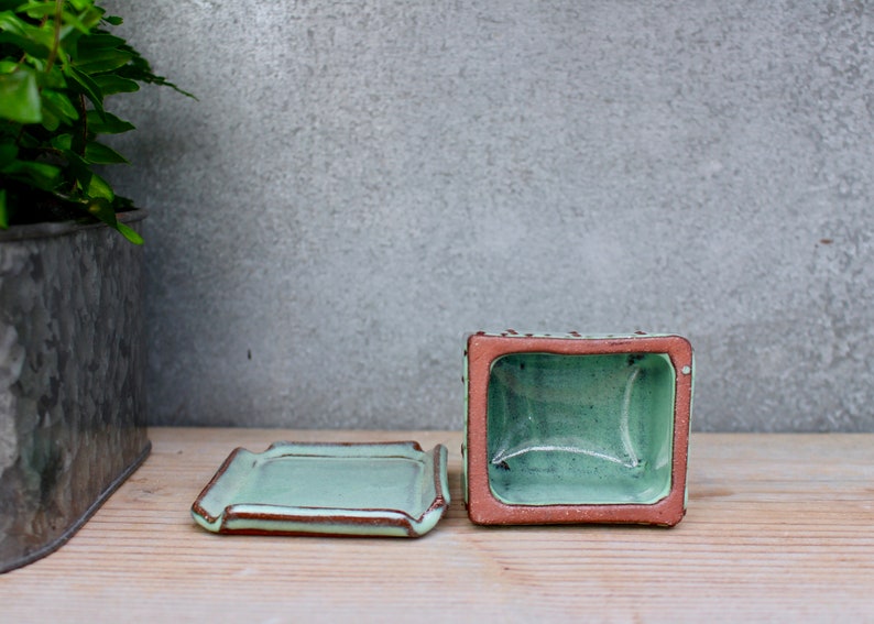 Small / Mini Butter Dish With Lid Half Butter Stick Rustic - Etsy