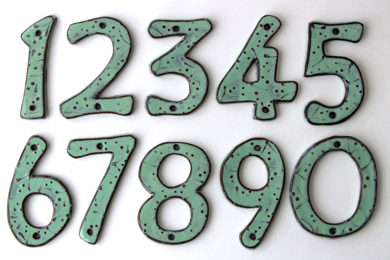 Large Address Numbers - Outdoor Custom House Numbers Letters - Set of 2 ...