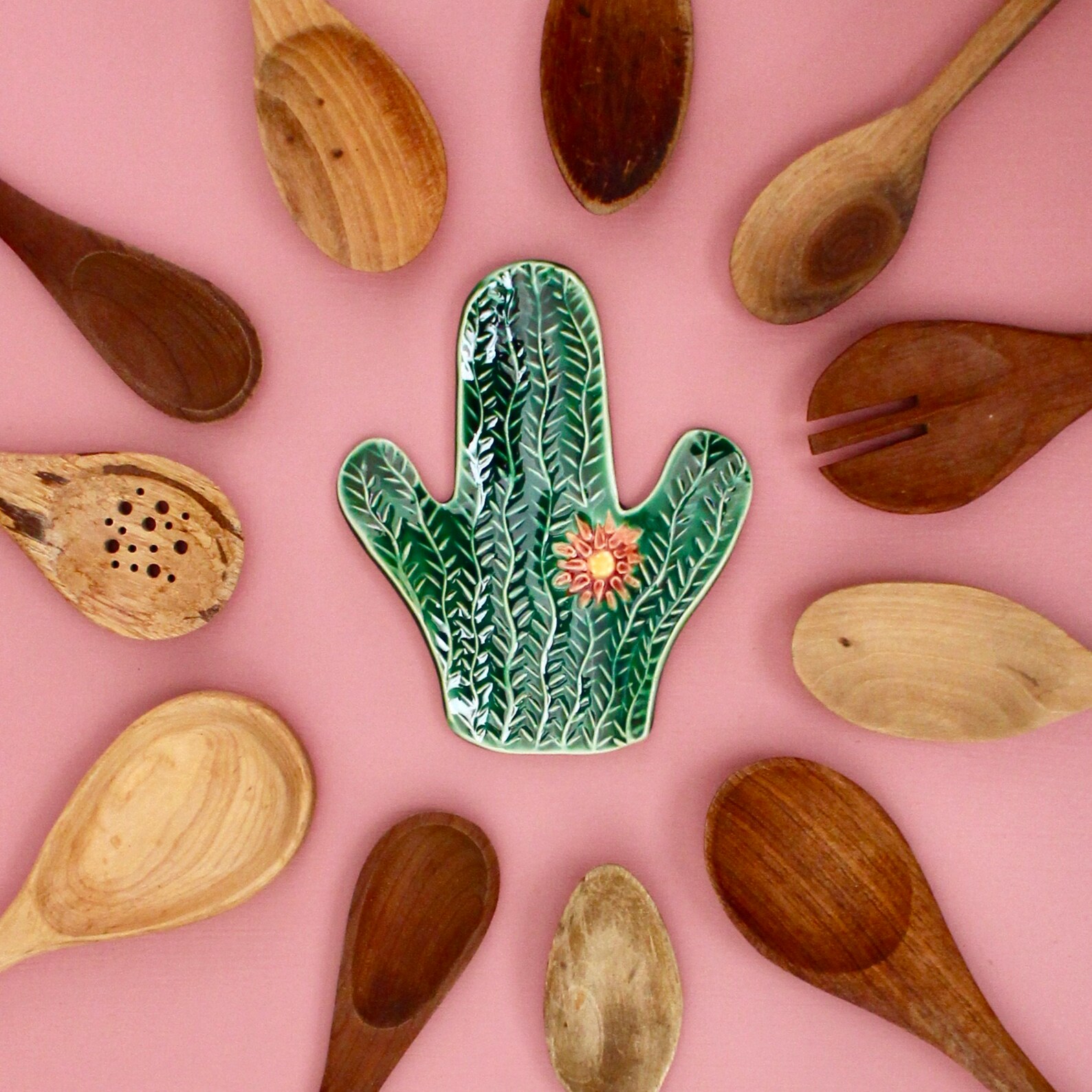 Cactus Spoon Rest Succulent Jewelry Tray Soap Dish - Etsy