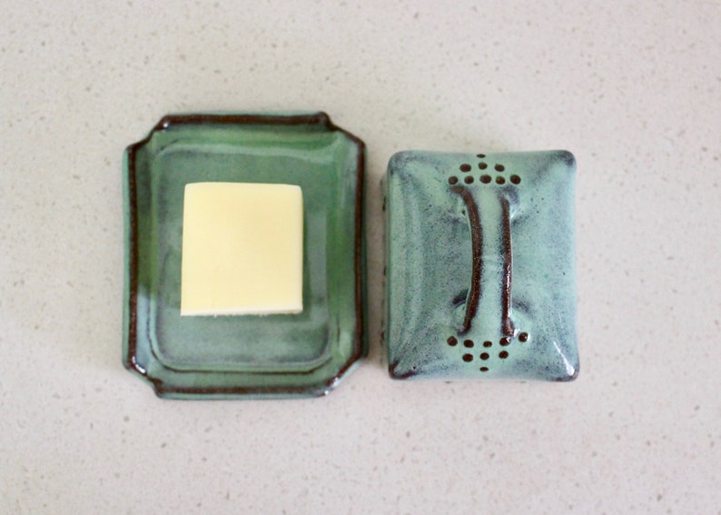 Small / Mini Butter Dish With Lid Half Butter Stick Rustic - Etsy