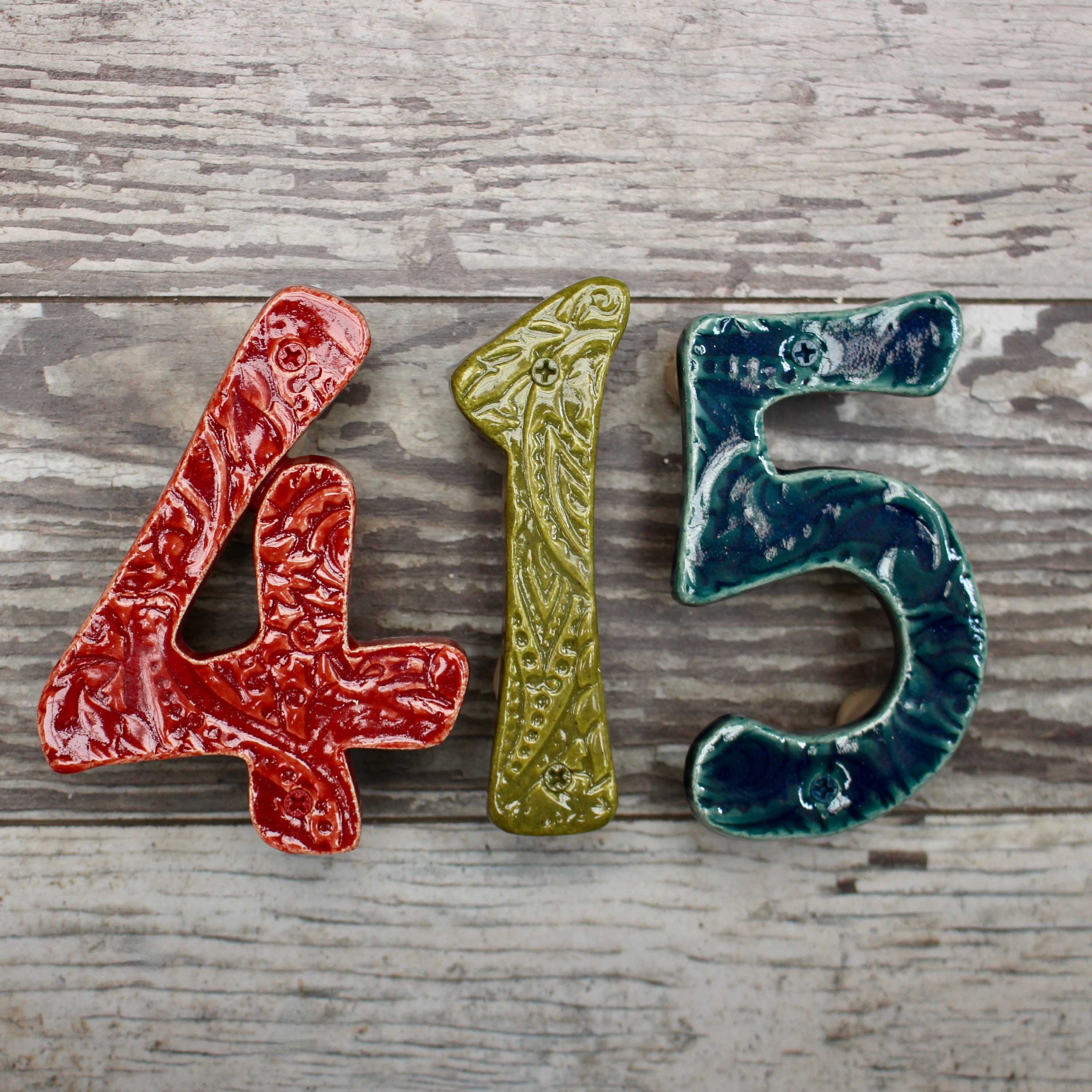 Spacers & Screws for House Numbers - Floating House Numbers - Stainless ...