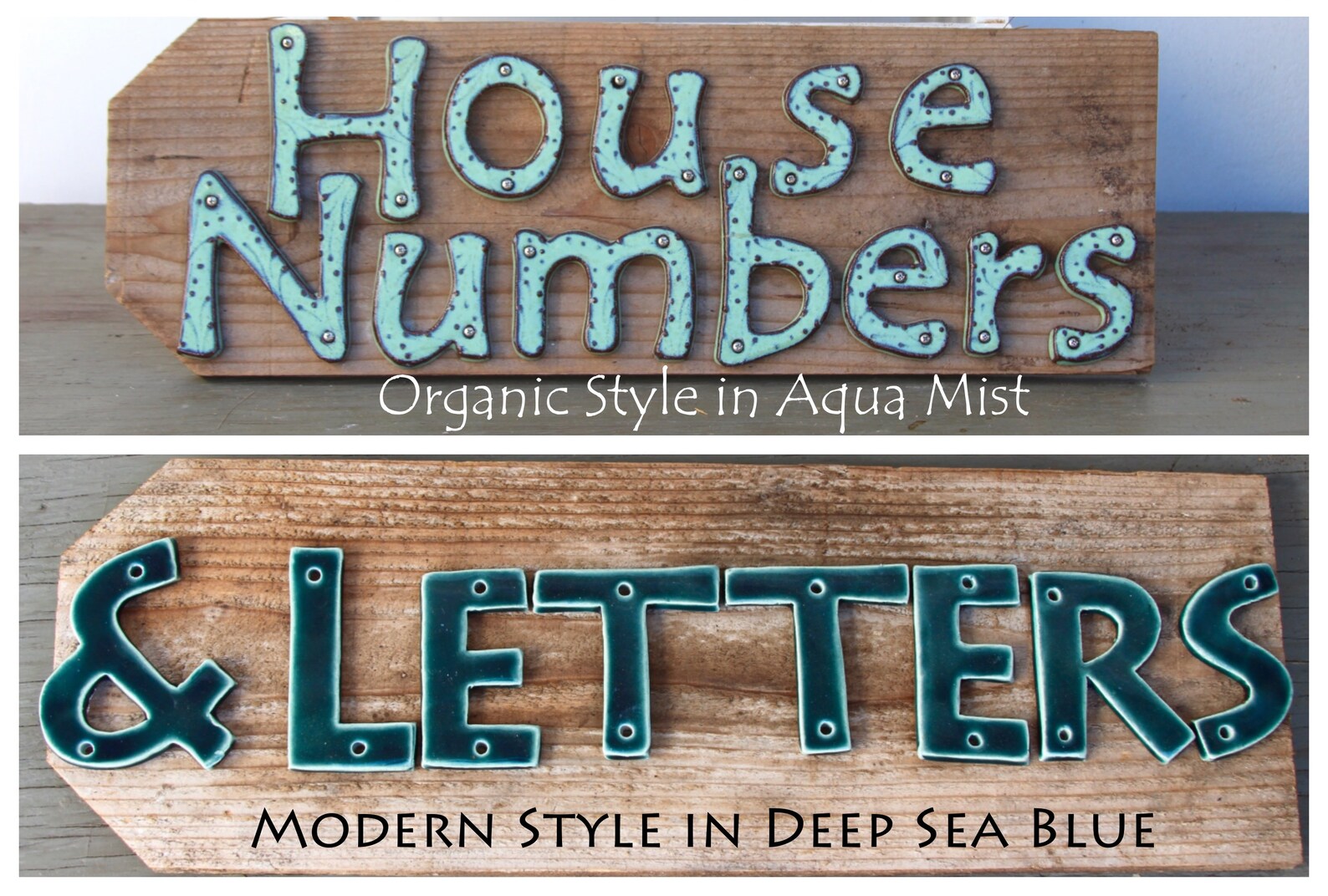 Large Address Numbers - Outdoor Custom House Numbers Letters - Set of 2 ...