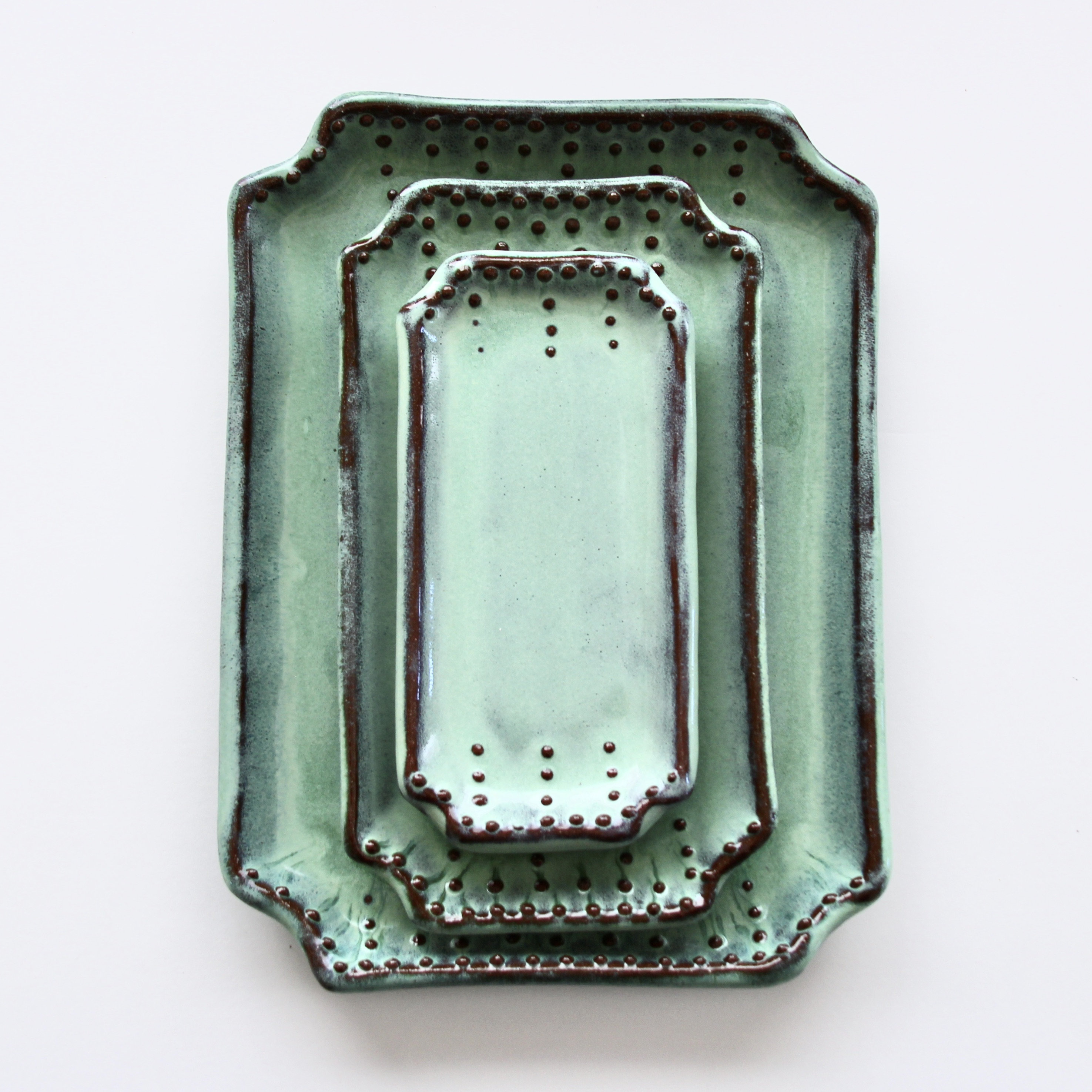 Large Spoon Rest - Jewelry Tray - Soap Dish - Double Spoon Holder ...