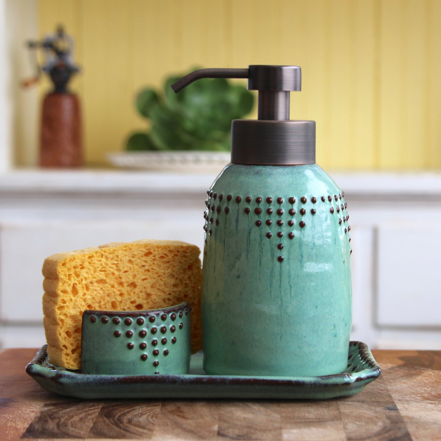 Large Spoon Rest - Jewelry Tray - Soap Dish - Double Spoon Holder ...