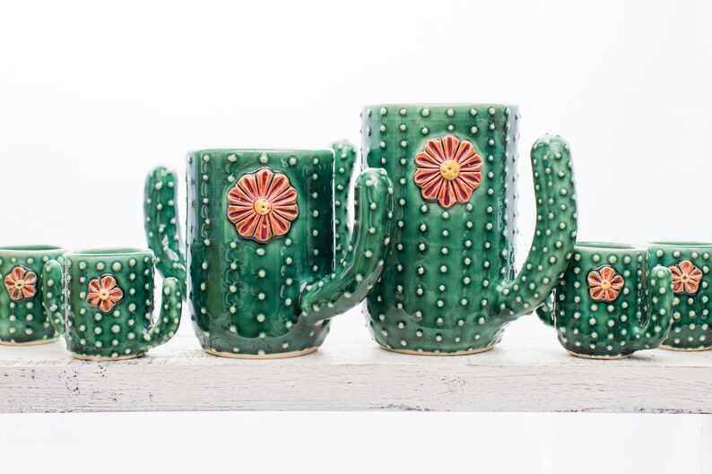 Cactus Mug Succulent Cup Coffee Tea Cup As Seen on Etsy | Etsy