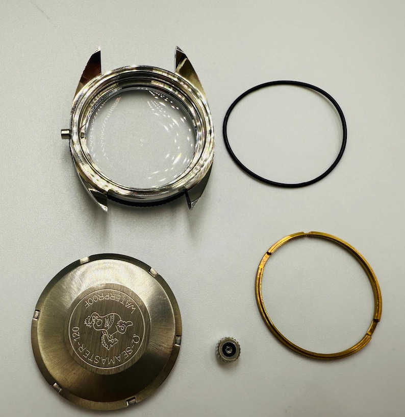 Rare Omega Seamaster 120m S/steel Divers Complete Mens Watch Case Ref ...