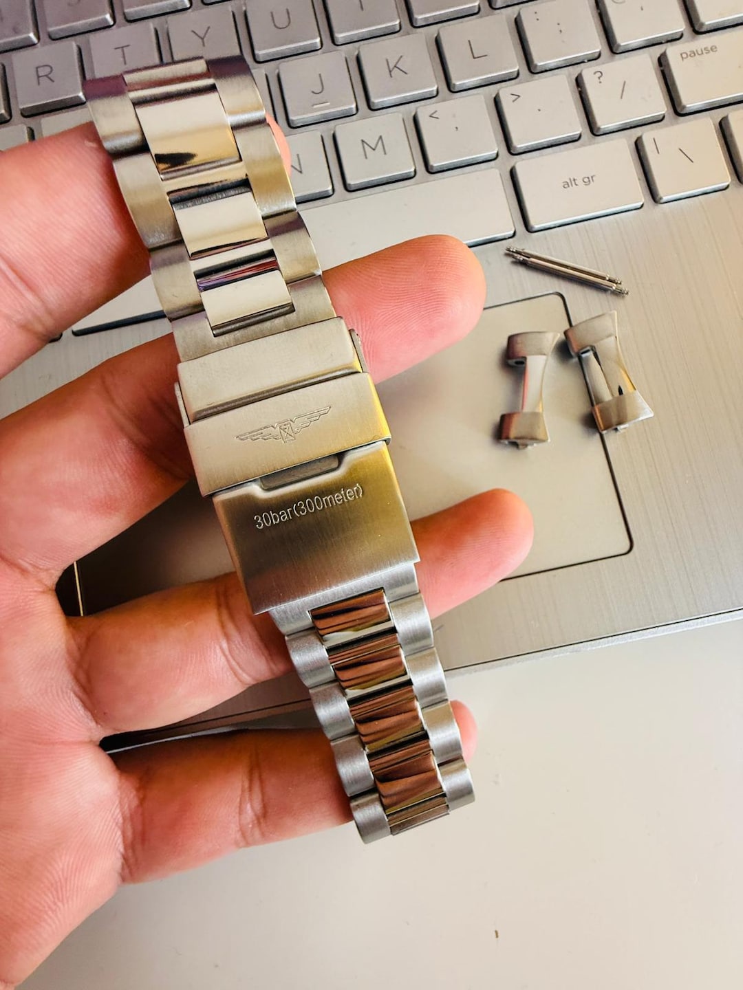 Longines 22mm Conquest Hydroconquest L3 Watch Strap Band Stainless ...