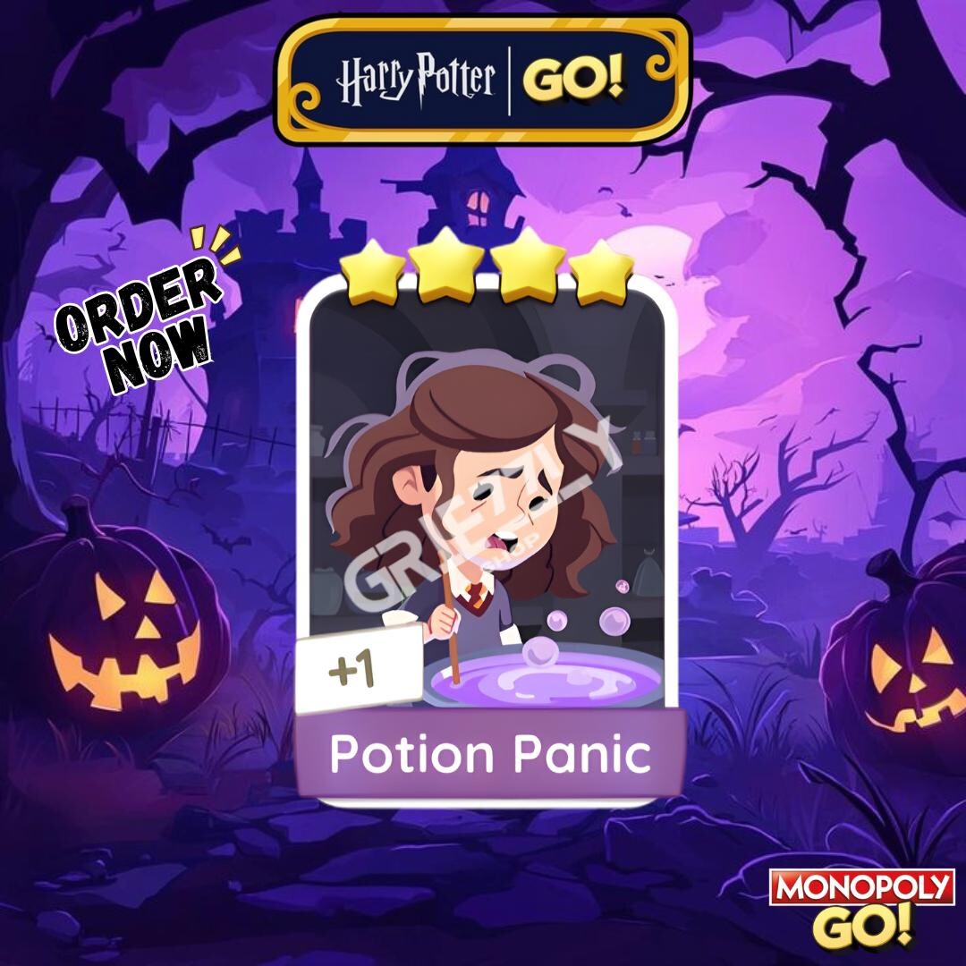Potion Panic - Monopoly Go - 4 Star Card/stickers - Etsy