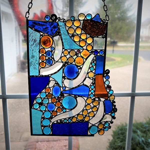 Gold Stained Glass - Etsy