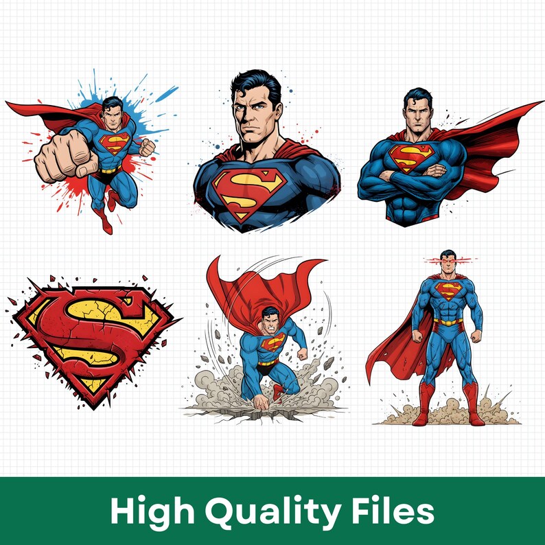 40 Superhero Characters Svg Png Bundle, Hero Clipart, Comic Style Dxf ...