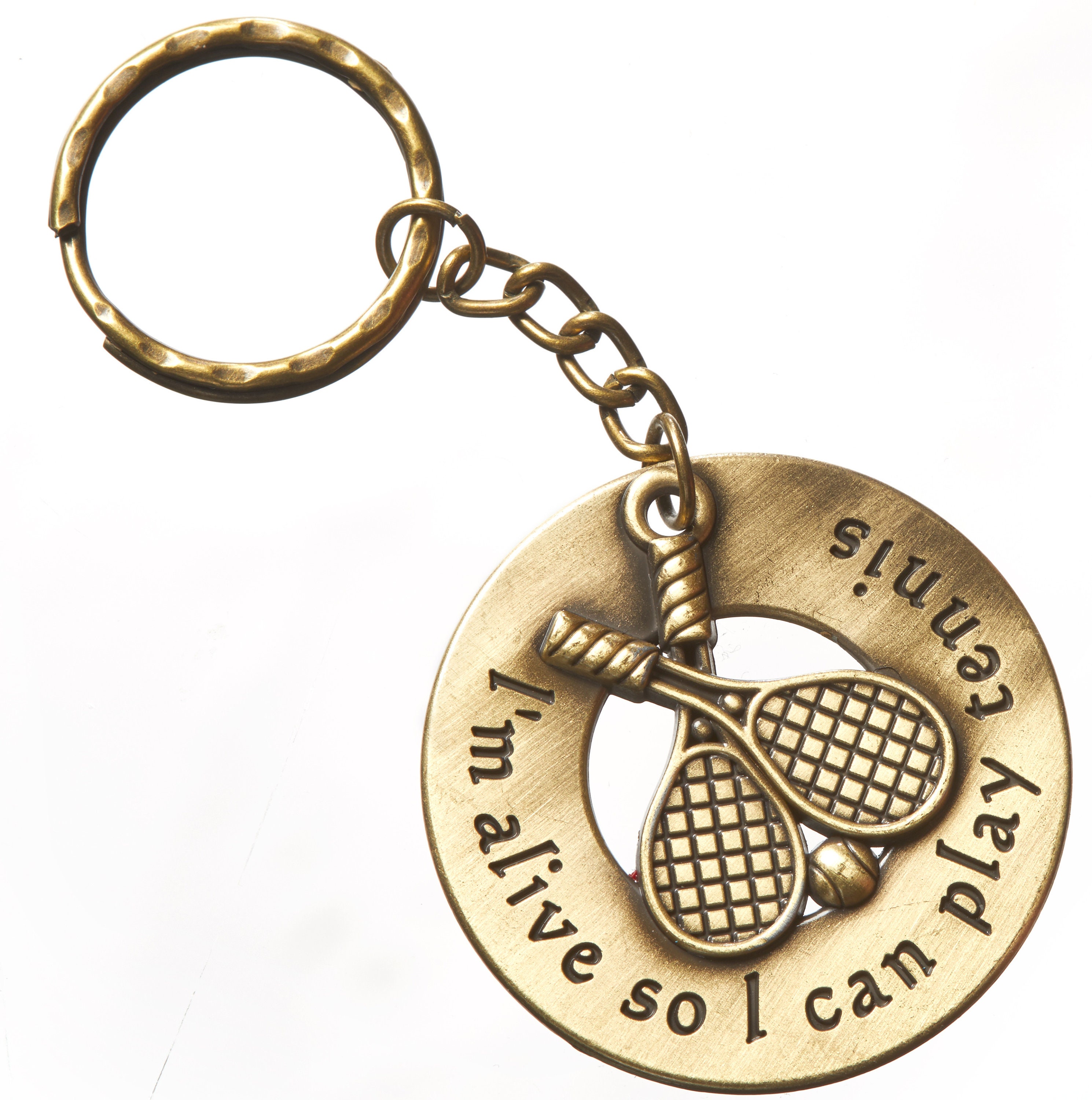 Premium Tennis Keychain With Funny Racket Stickers and Original ...