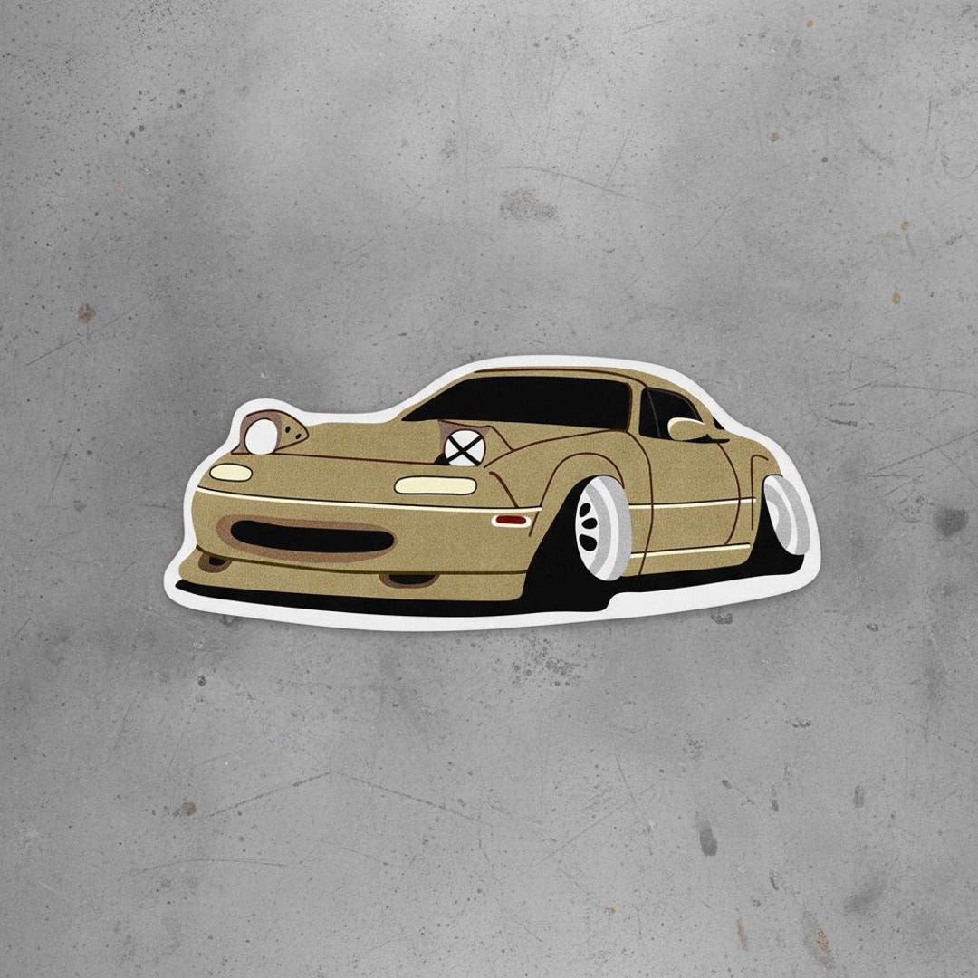 JDM Style Miata Car Rug, Hand-tufted Anime Car Mat, Custom NA MX-5 ...