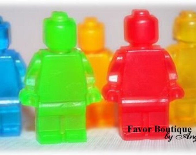 CHARECTOR FAVORS 50 Soaps Lego Block Inspired Birthday - Etsy