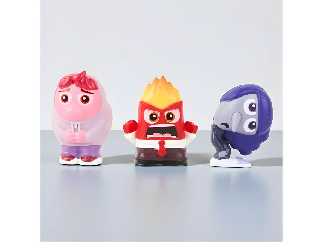 Inside Out 2 Action Figure, 9 Pcs/set Desk Ornament, Cartoon Movie ...