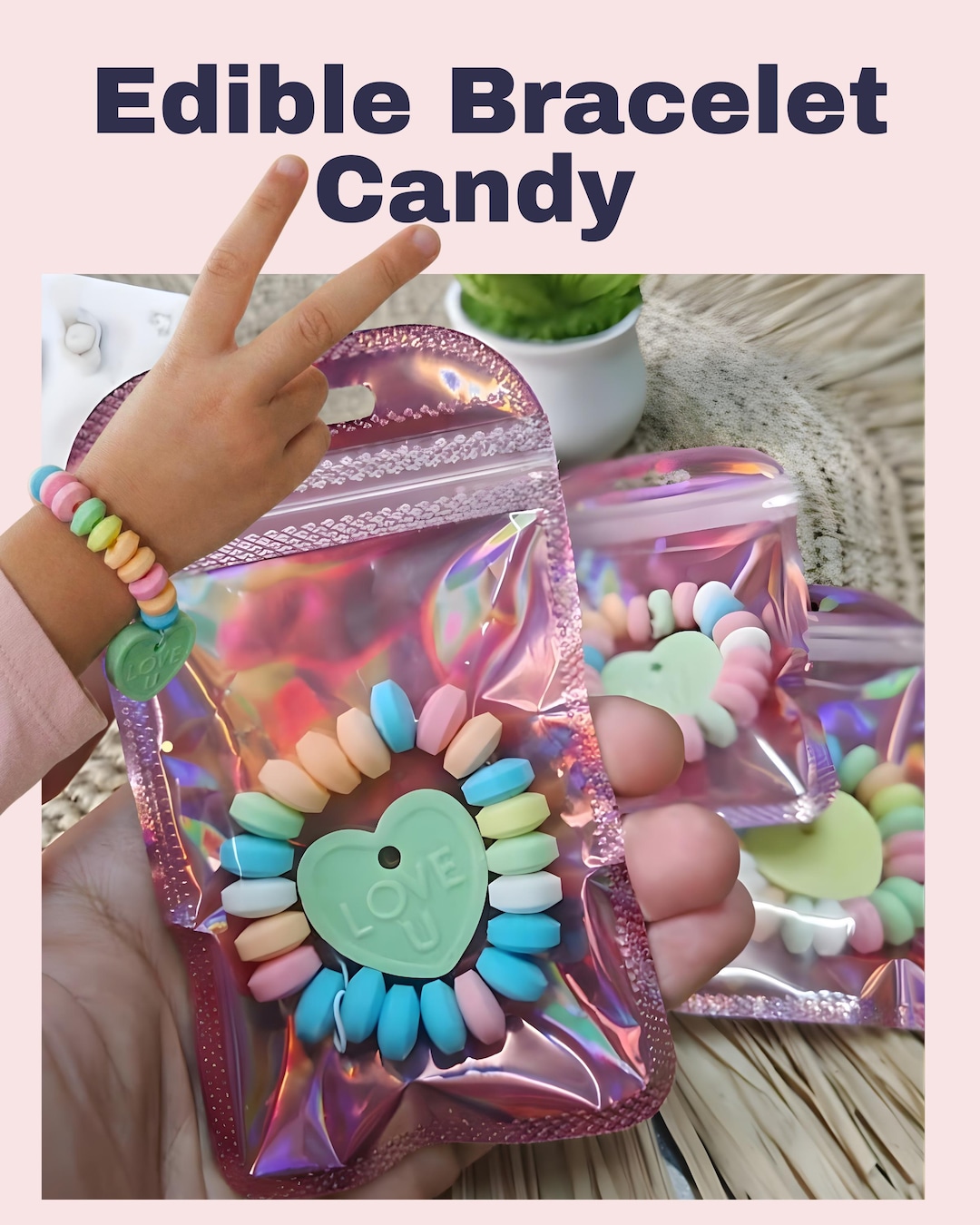 Edible Candy Bracelets – Kids Party Favors, Classroom Gifts - Etsy