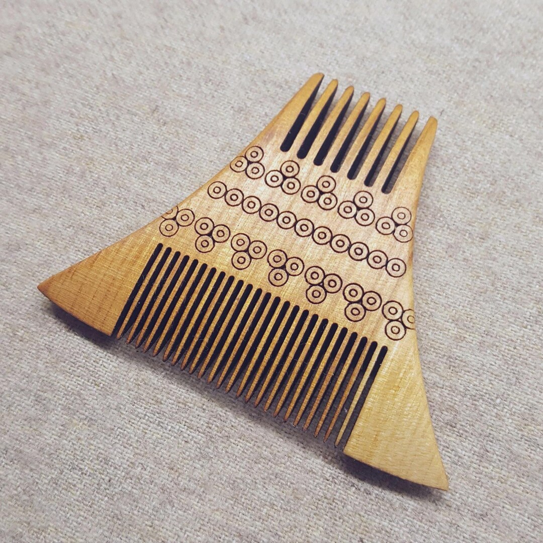 Medieval Wooden Comb – 12th Century Novgorod Rus Replica, Historical ...
