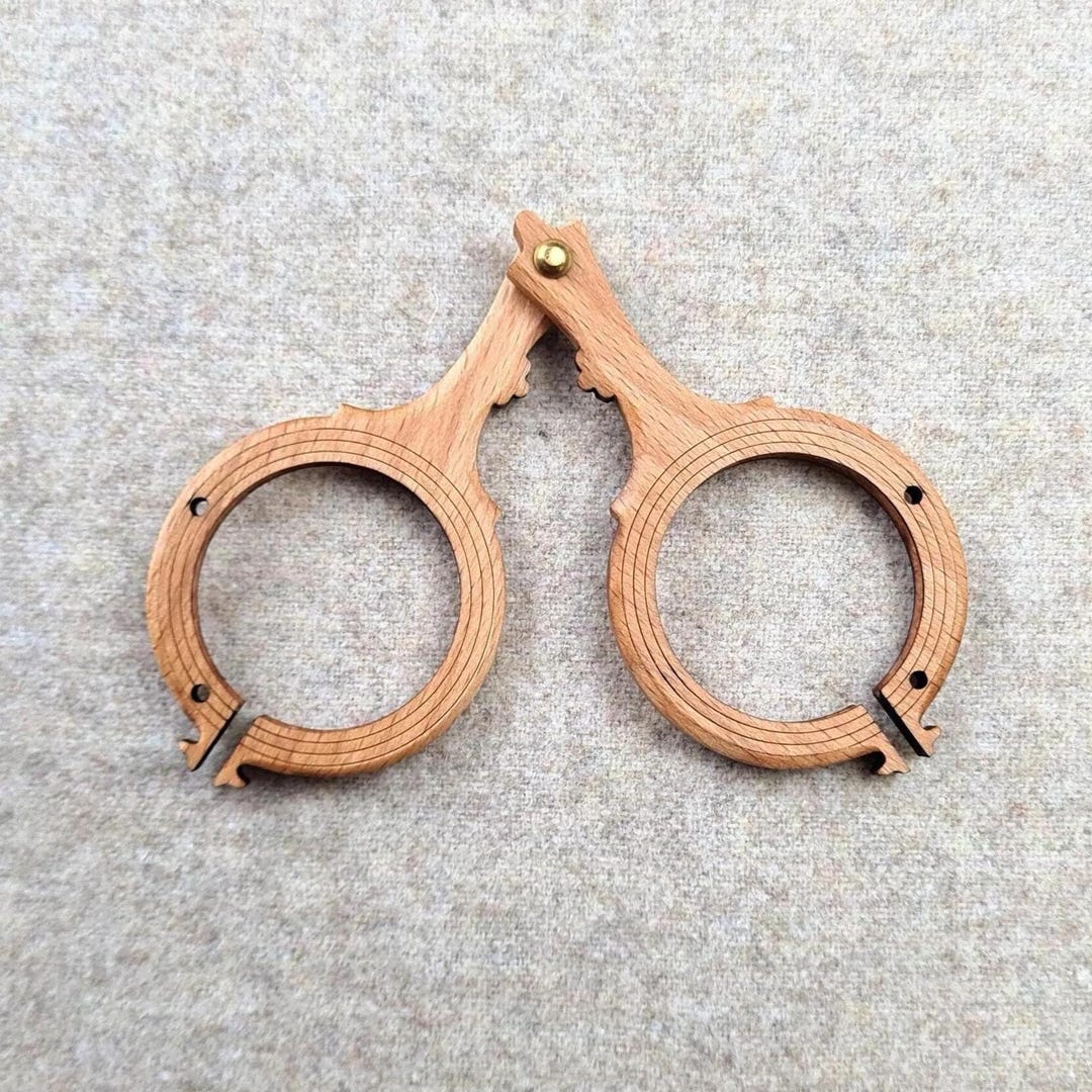 Medieval Wooden Eyeglasses Frame – Belgium, 15th Century | Wooden ...