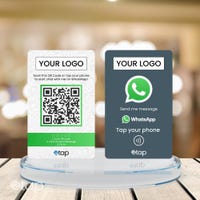 Boost Your Contacts With the Nfc-enabled Whatsapp Traqr Card! - Etsy