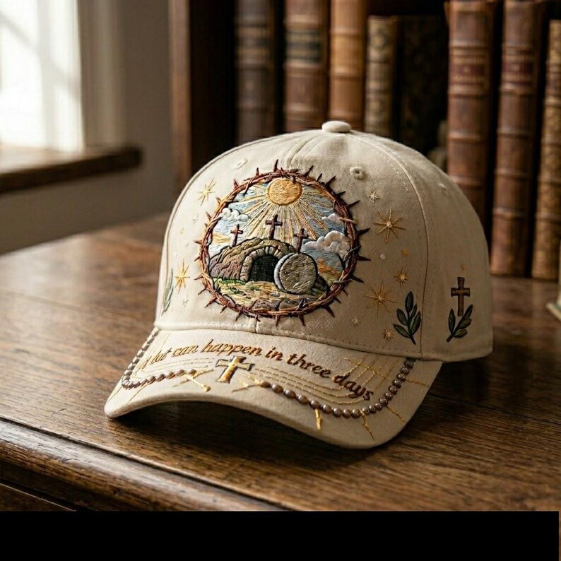 Christian Hat,empty Tomb Hat,crown of Thorns Cap,a Lot Can Happen in ...