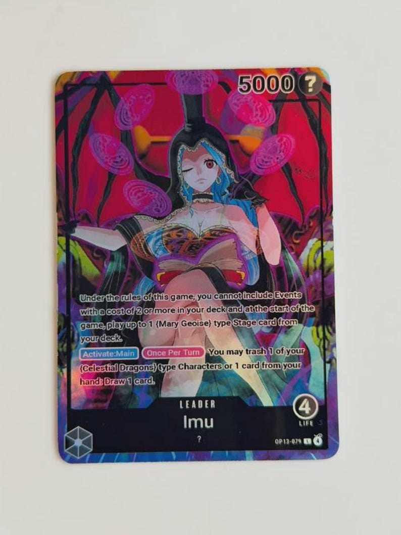 Imu Leader Custom OP13 One Piece Card Game - Etsy