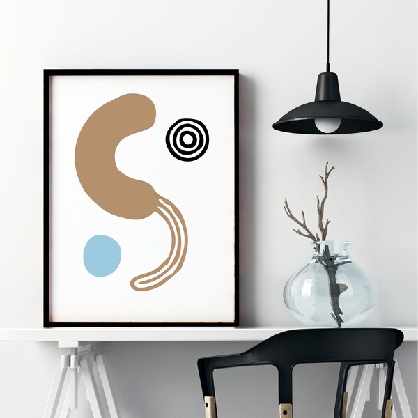 Abstract Letter Art - Etsy