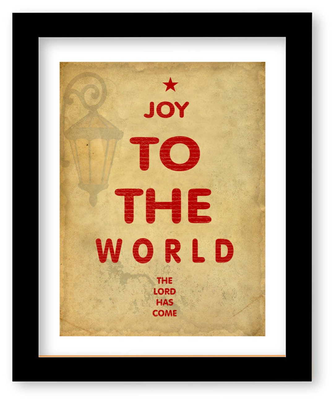Joy to the World Christmas Art Print, Holiday Print, Poster, Christmas ...