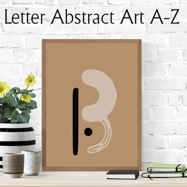 Initial Wall Art - Etsy