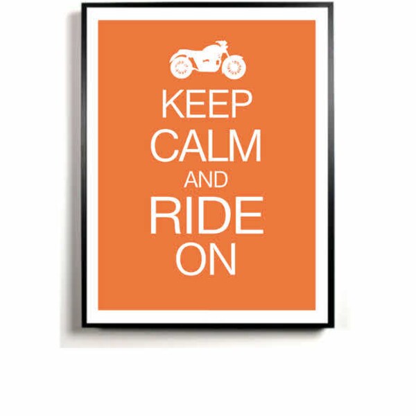 Keep Calm Ride On - Etsy