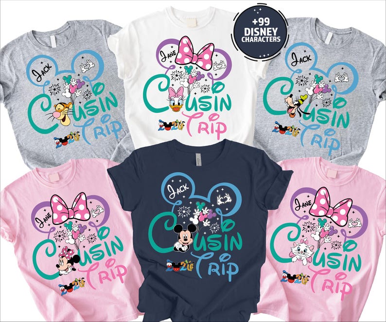 Disney Happiest Cousins on Earth Shirts, Disney Cousin Crew Shirts ...