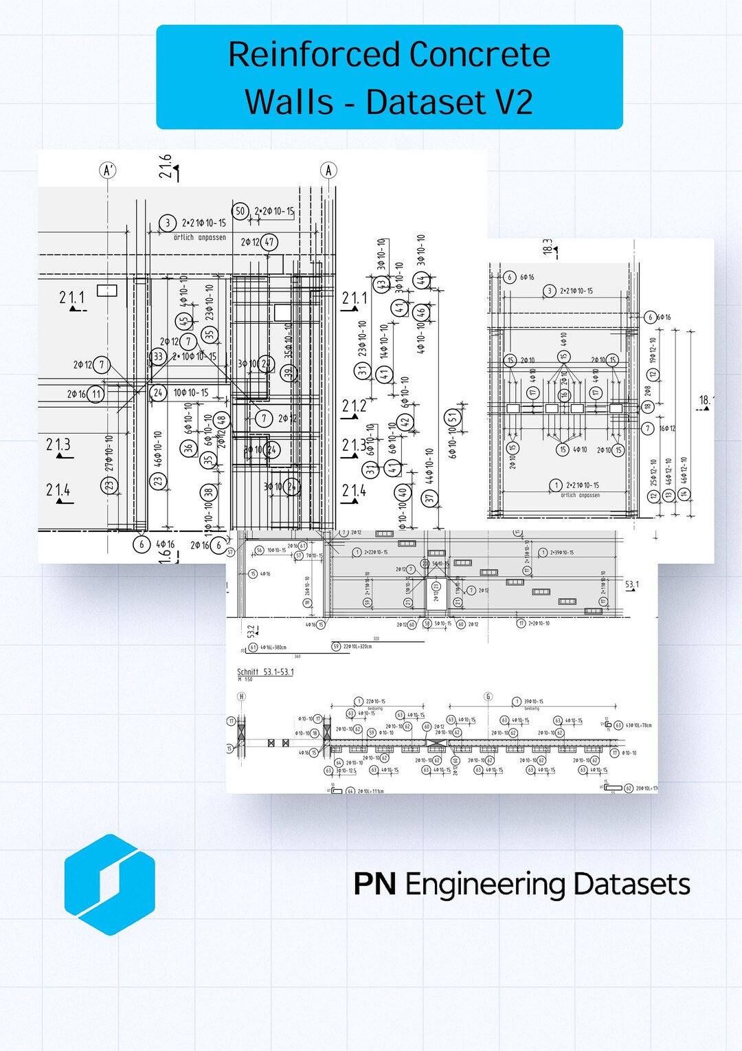 Concrete Wall Drawings, Structural Engineering Details (CAD PDF) V2 - Etsy
