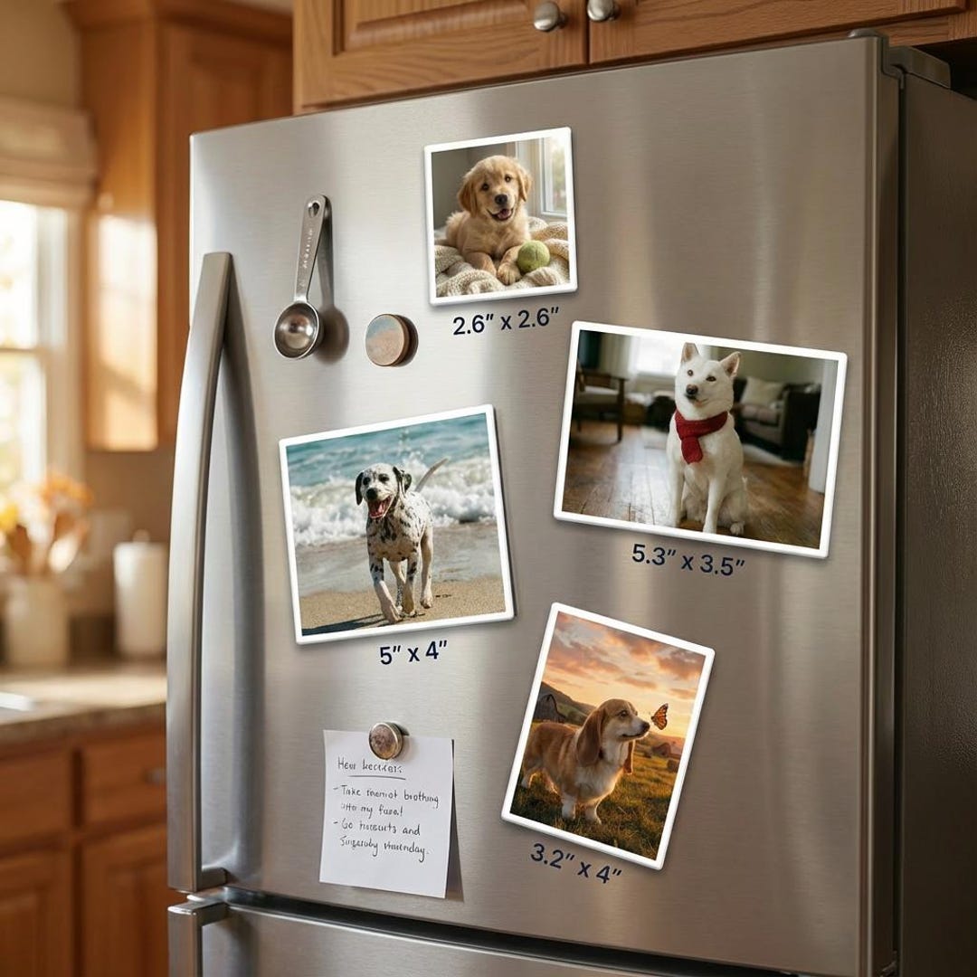 Personalized Photo Fridge Magnets | Custom Family & Friends Gifts ...