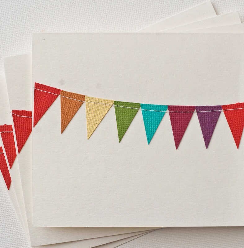 Birthday Card Pack Rainbow Stationery Blank Greeting Cards - Etsy